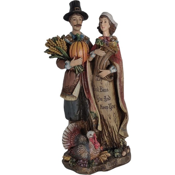 Hobby Lobby | Holiday | Thanksgiving Handcrafted 2 Pilgrim Couple W ...